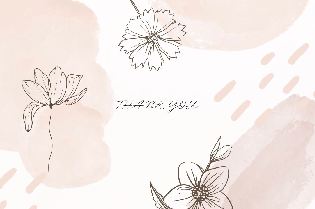 Boho Thank You Card Bundle - Etsy
