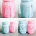 Personalized Gender Reveal Mason Jars Personalized Mason Jars Baby ...