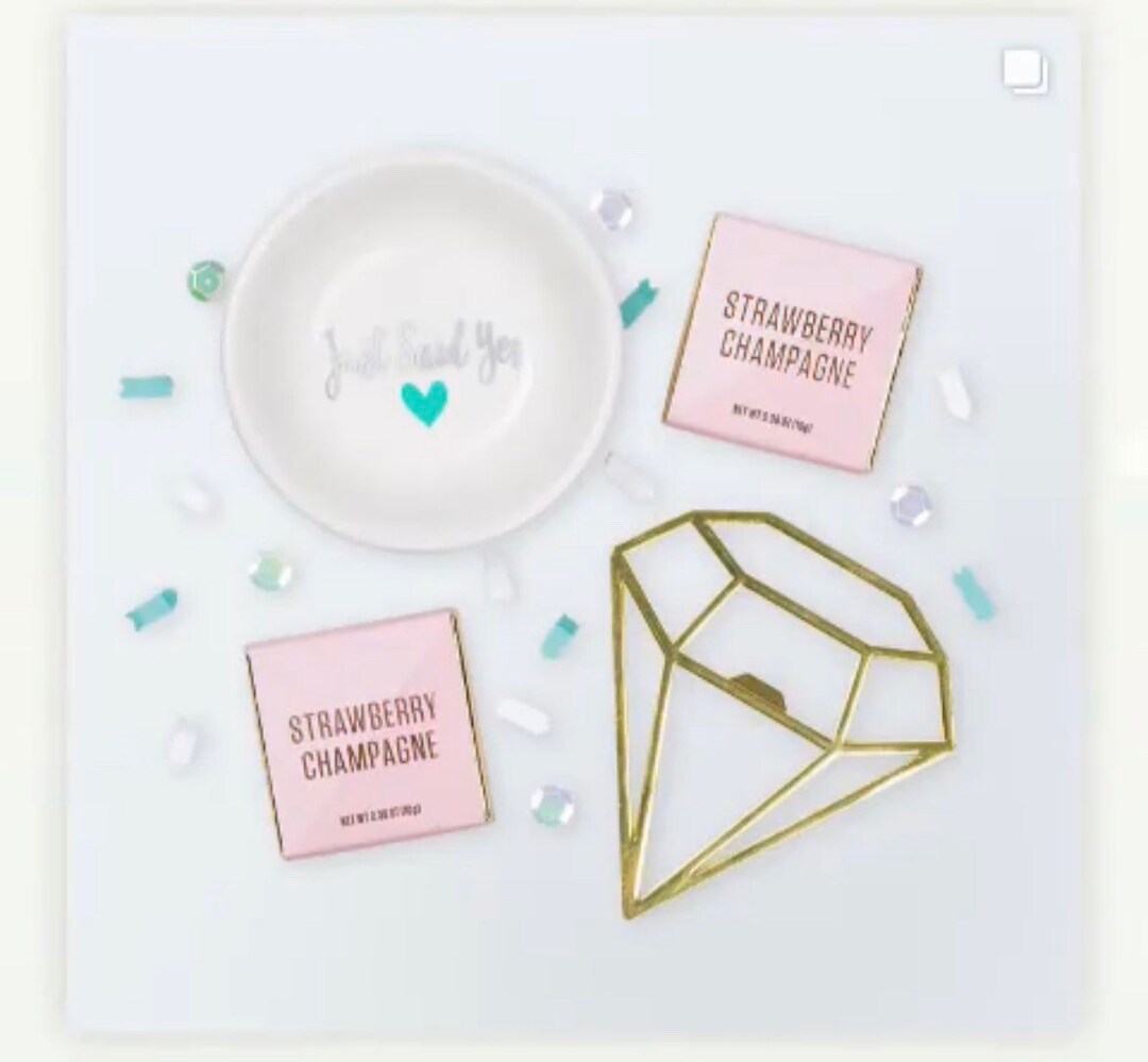 Just Said Yes Ring Dish Engagement Gift Engagement Ring - Etsy