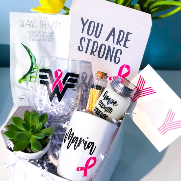 Breast Cancer Care Package - Etsy