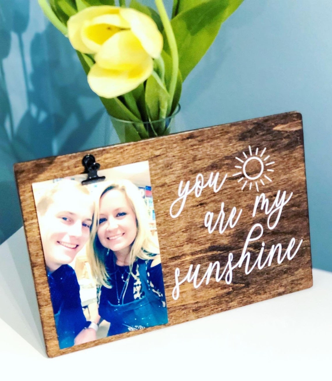 You Are My Sunshine Picture Frame Gift for Him Keepsake | Etsy
