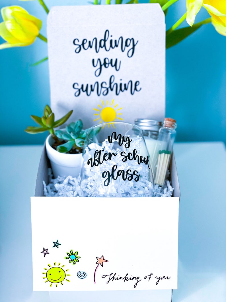 Sending You Sunshine Succulent Gift Box Thinking of You - Etsy