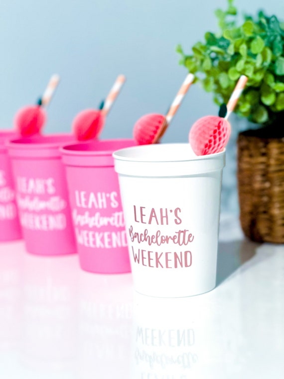 Customized Bachelorette Party Cups Bachelorette Decorations - Etsy