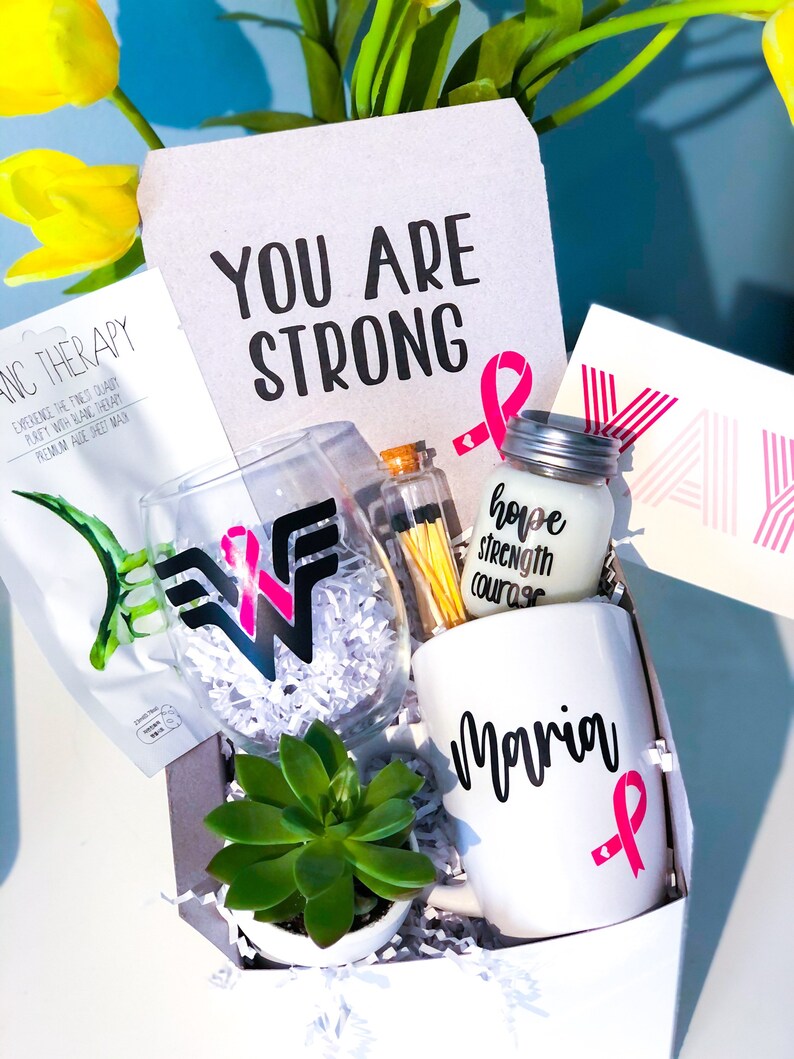 Breast Cancer Awareness Gift Box Thinking of You Hug in a - Etsy