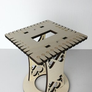 SQUARE Kit Kumihimo Stand Holder Table Slot Disc Braiding Loom | Etsy