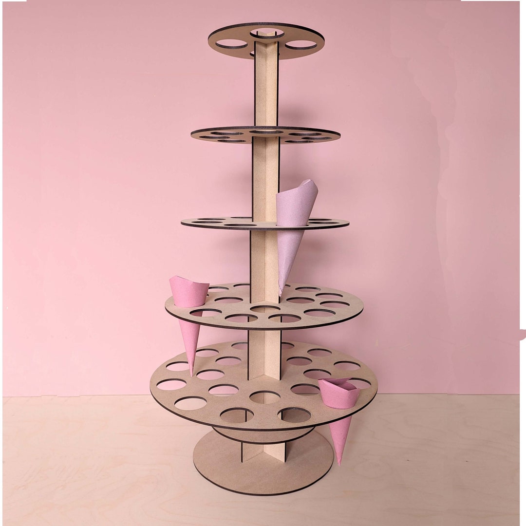 XL Candy Sweet Cone Display Large Wedding Party Sweet Display Stand ...