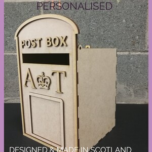 PERSONALISED Wedding Post Box Party Royal Mail Style Flat - Etsy UK