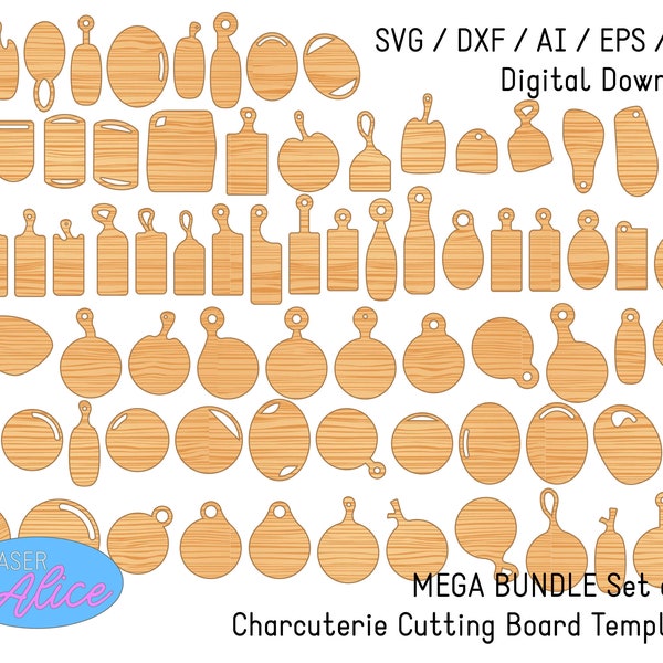 Charcuterie Board Template - Etsy