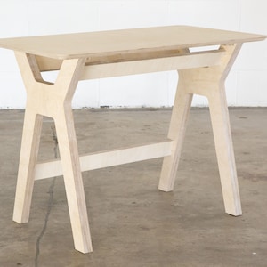 Work From Home Simple Plywood Computer Desk - Etsy UK