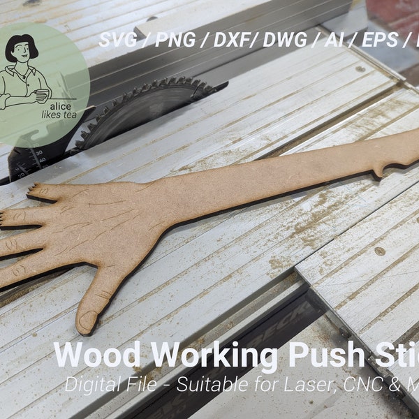 Laser Cut Finger Push Stick - Etsy