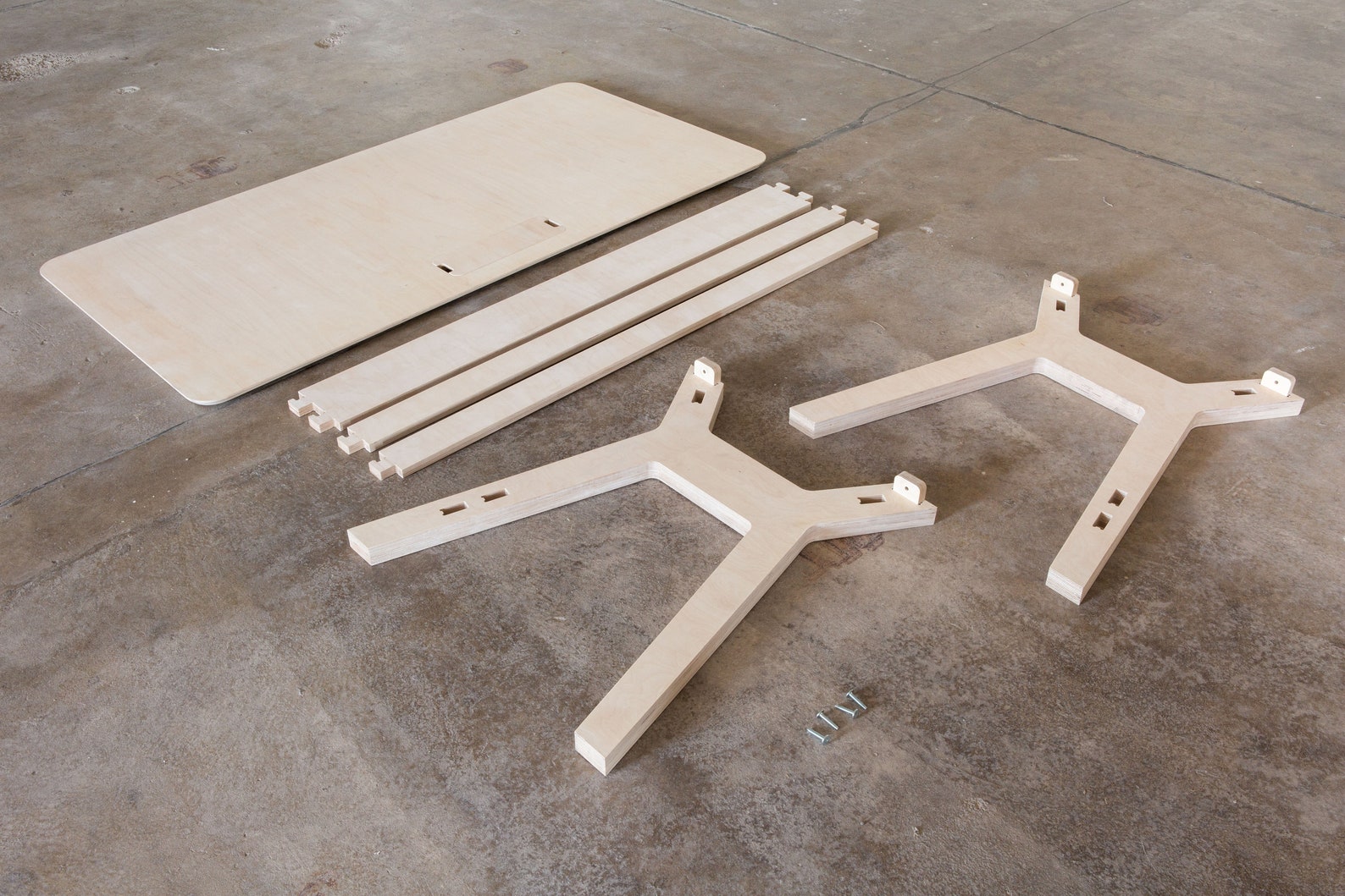 Work From Home Simple Plywood Computer Desk | Etsy UK