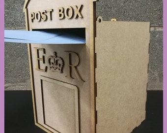 PERSONALISED Wedding Post Box Party Royal Mail Style Flat | Etsy UK