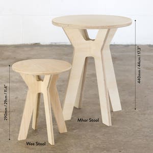 Mohr Table & Stools Set - Dining Table - Ply-works - Birch Plywood Flat ...