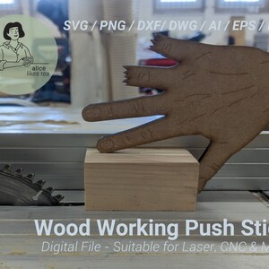 Missing Finger Push Stick for Woodworking - Funny Workshop Table Saw ...
