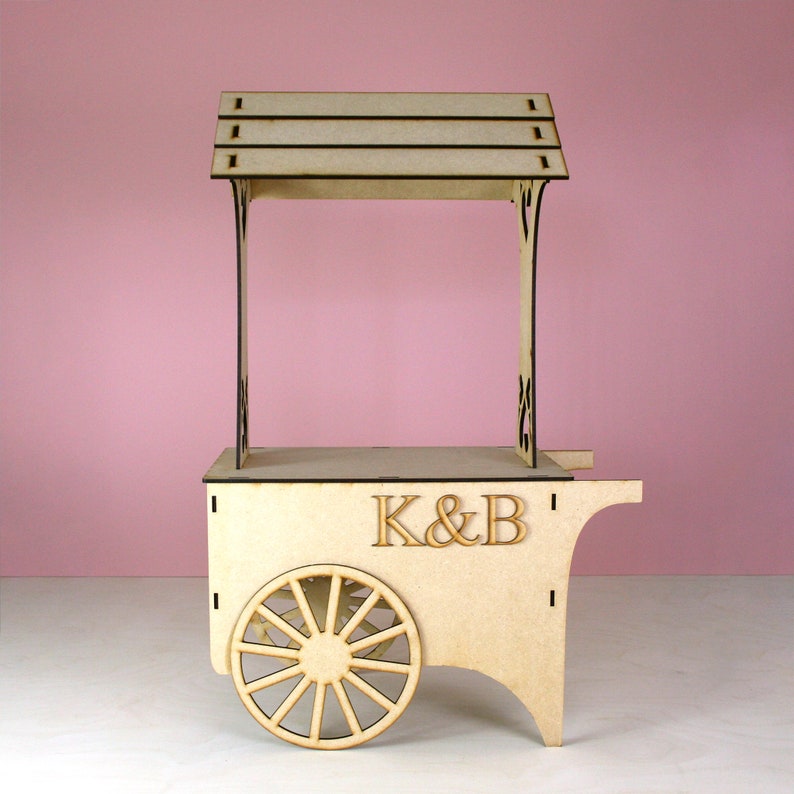 CANDY CART personalised Large Wedding Party Sweet Display - Etsy