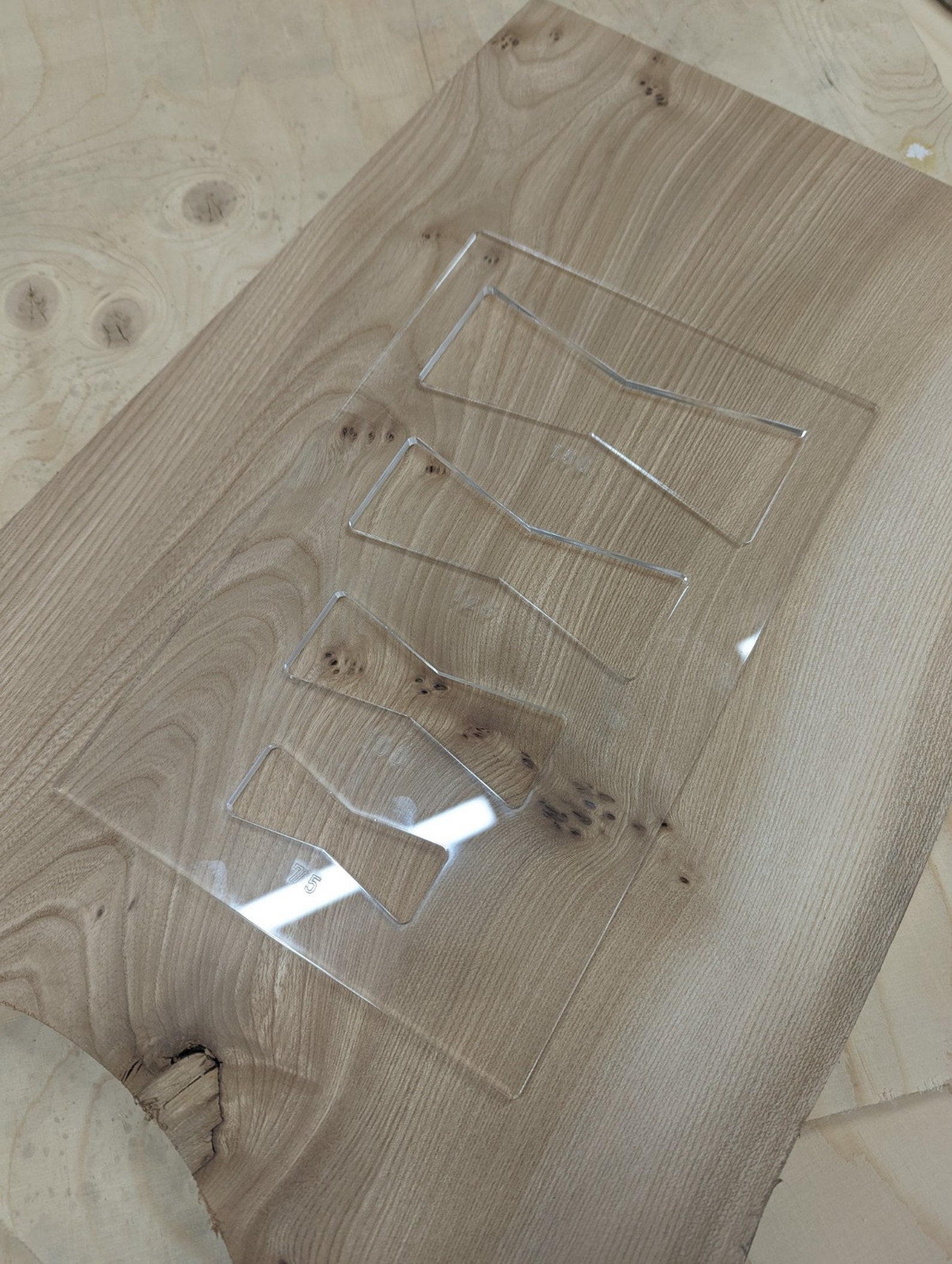 Acrylic Bow Tie Joint Router Jig - Butterfly Dutchman Inlay Mortice - 4 ...