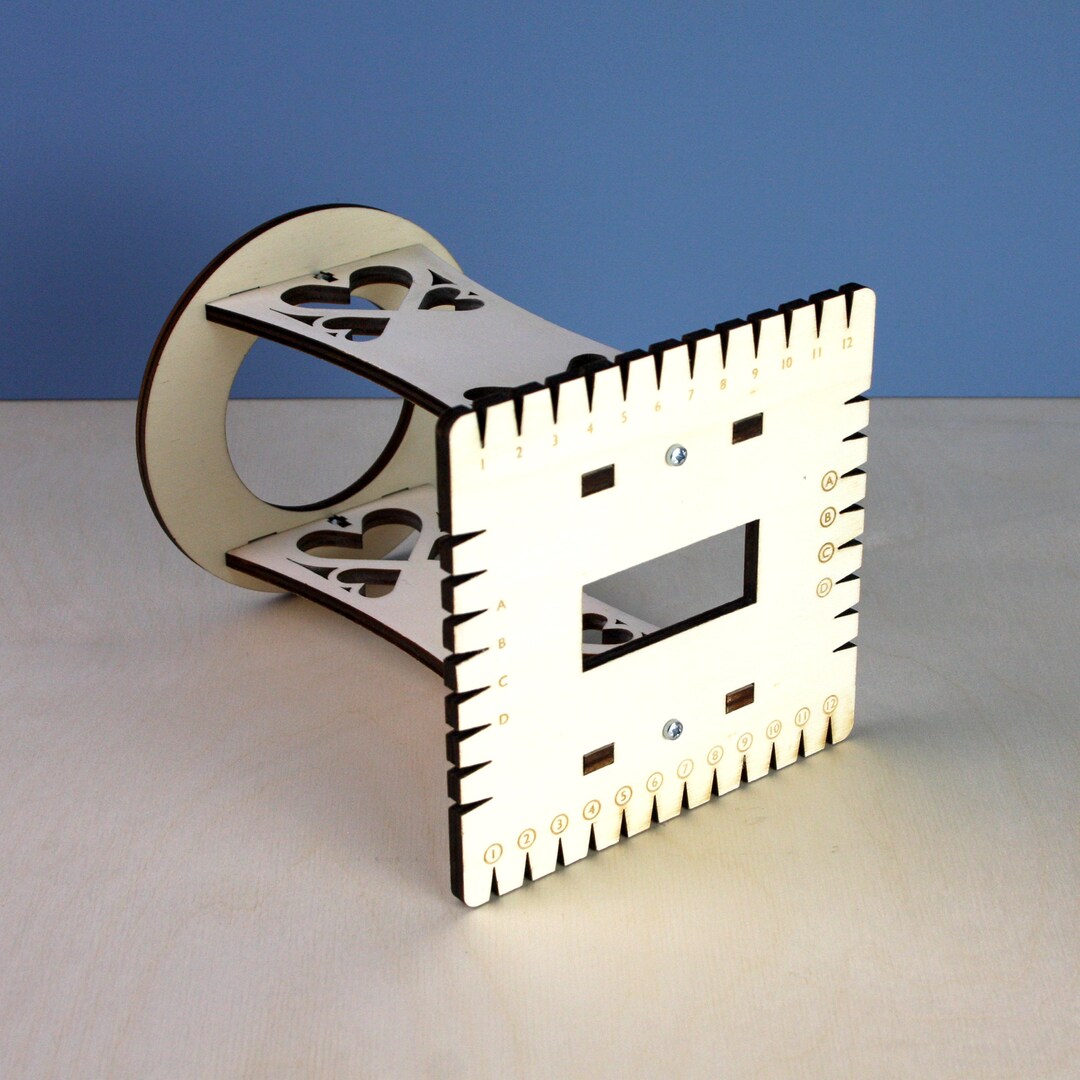 SQUARE Kit Kumihimo Stand Holder Table Slot Disc Braiding Loom Marudai ...