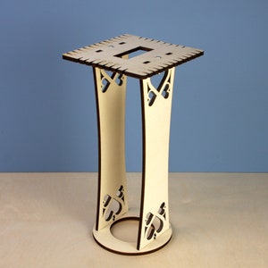 TALL Round Square Kit Kumihimo Stand Holder Table Slot Disc Braiding ...