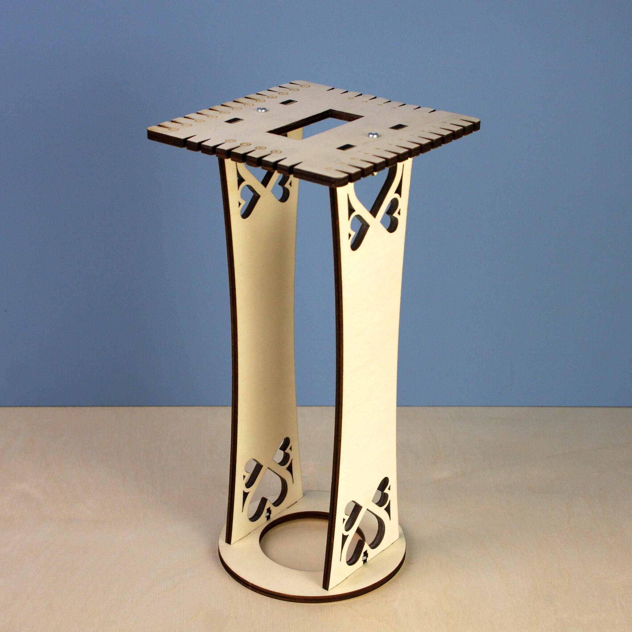 TALL Round Square Kit Kumihimo Stand Holder Table Slot Disc - Etsy UK