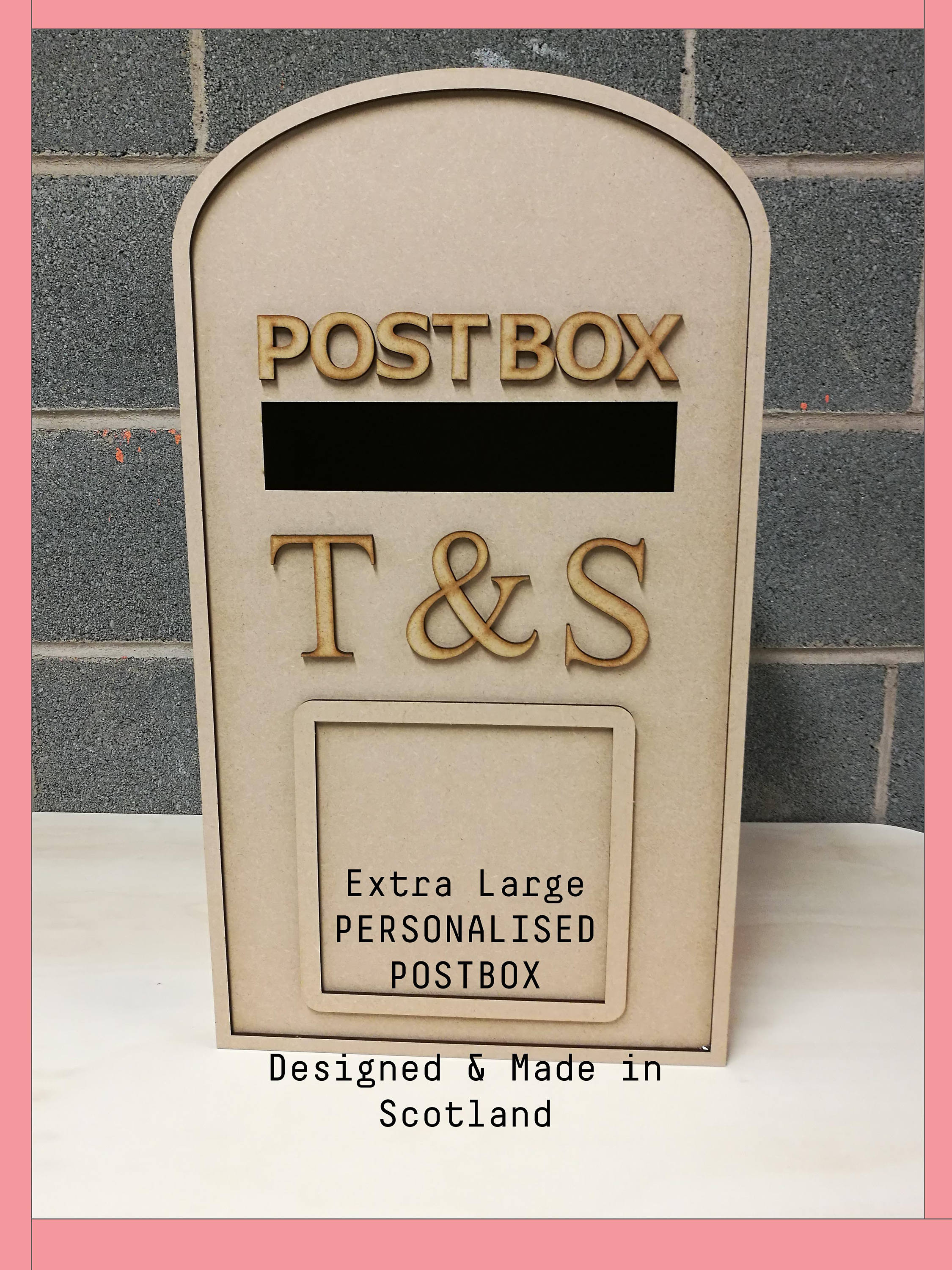 Extra Large PERSONALISED Wedding Post Box Party Royal Mail | Etsy