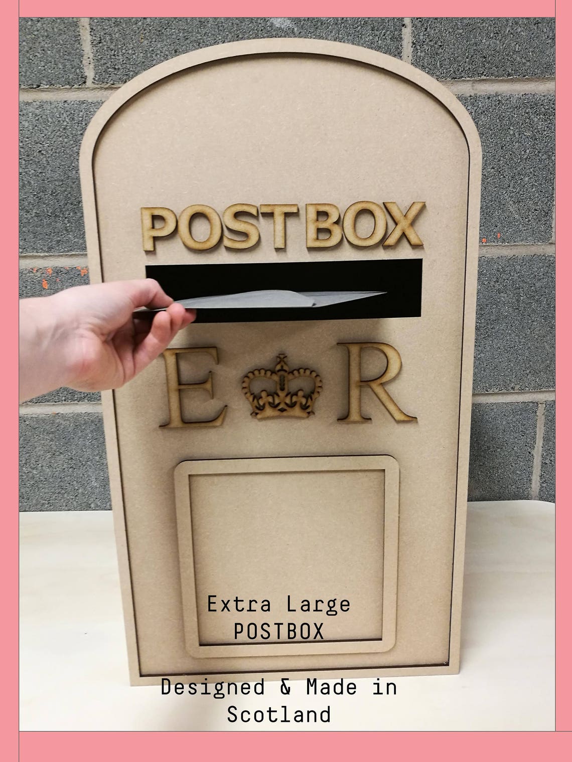 X Large PERSONALISED Wedding Post Box Party Royal Mail Style | Etsy