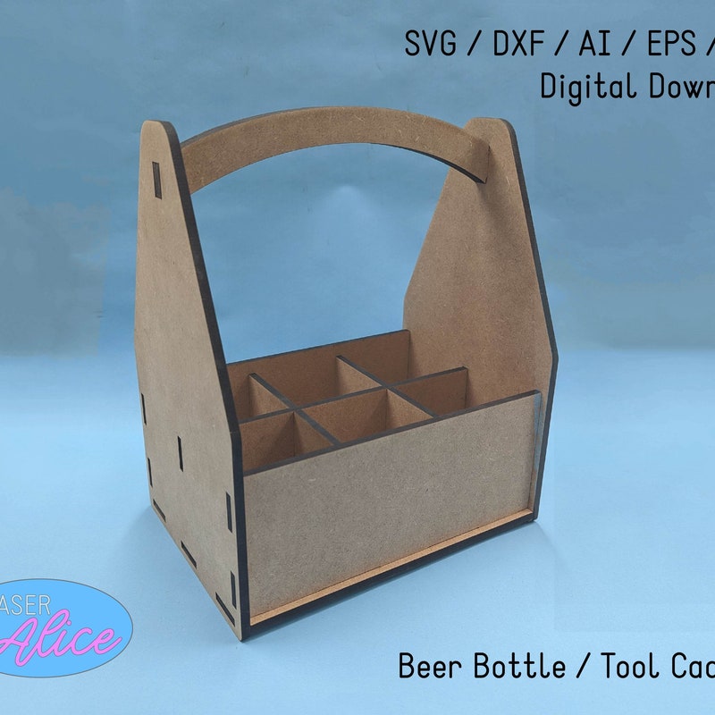 Laser Cut Beer Caddy - Etsy