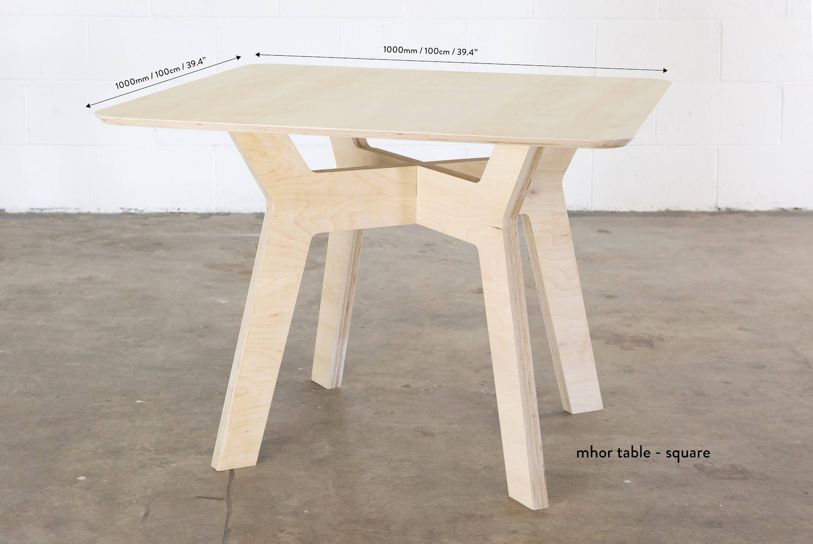 Mohr Table & Stools Set Dining Table Ply-works Birch - Etsy UK