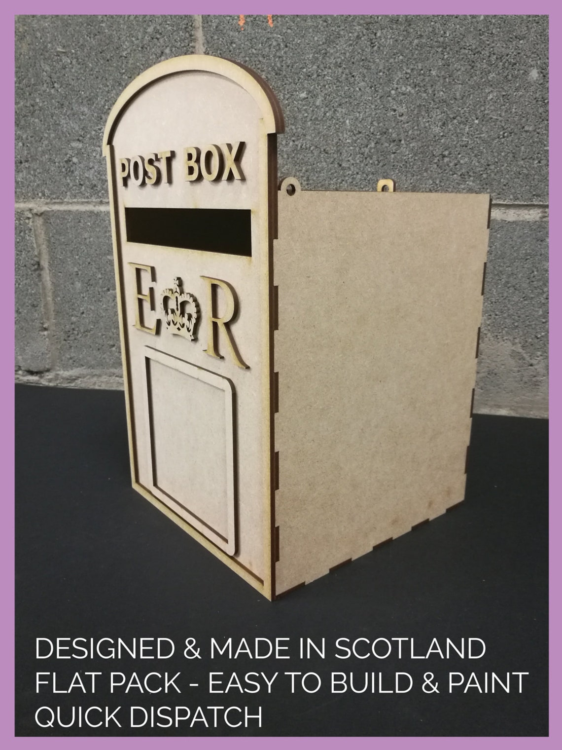 PERSONALISED Wedding Post Box Party Royal Mail Style Flat - Etsy UK