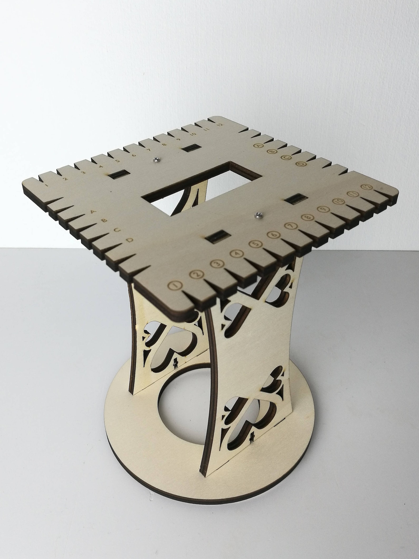 SQUARE Kit Kumihimo Stand Holder Table Slot Disc Braiding Loom | Etsy