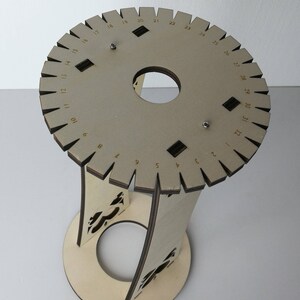 TALL Round Square Kit Kumihimo Stand Holder Table Slot Disc | Etsy UK