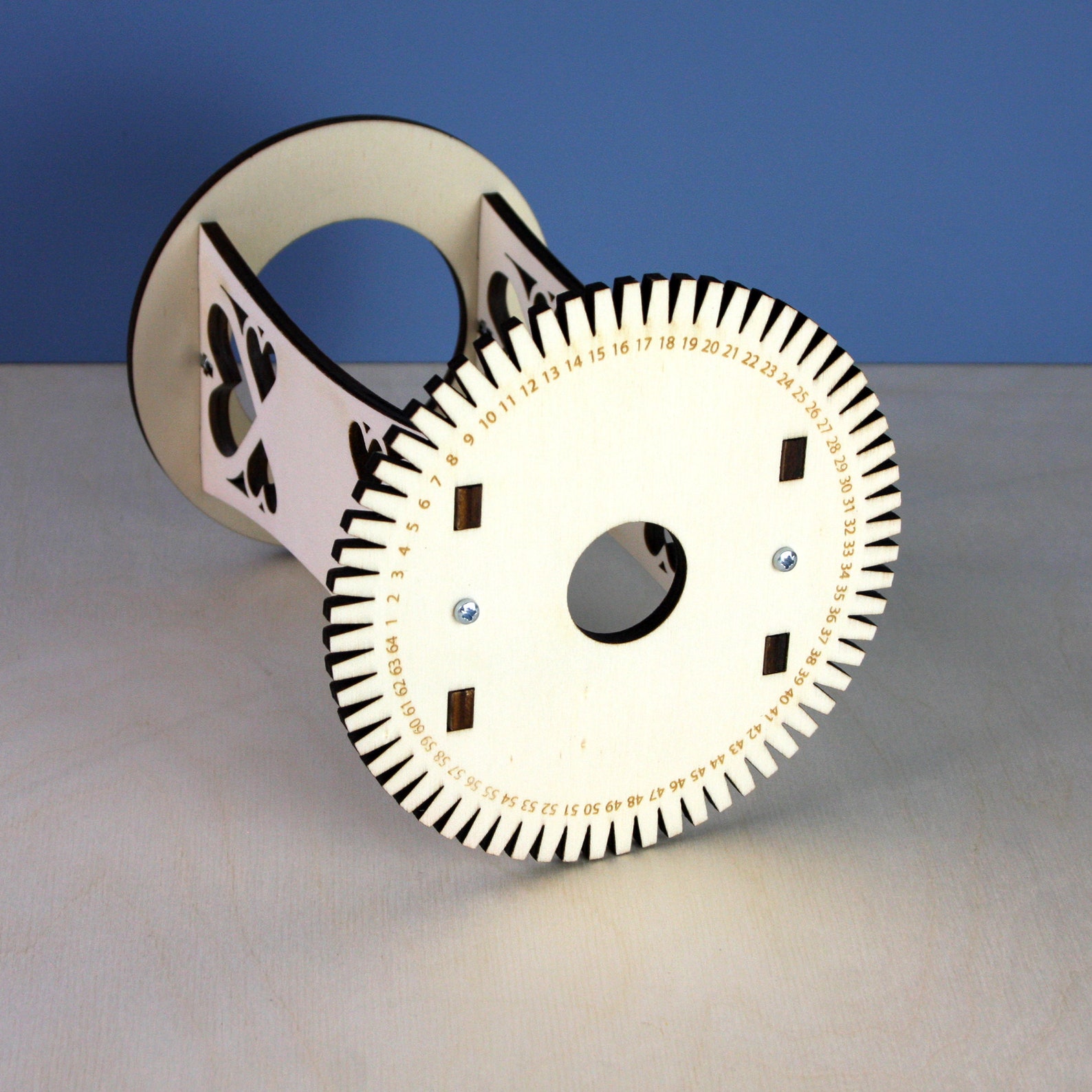 64 Standard Kumihimo Marudai | Portable Kumi Stand | Braid Loom Wheel ...