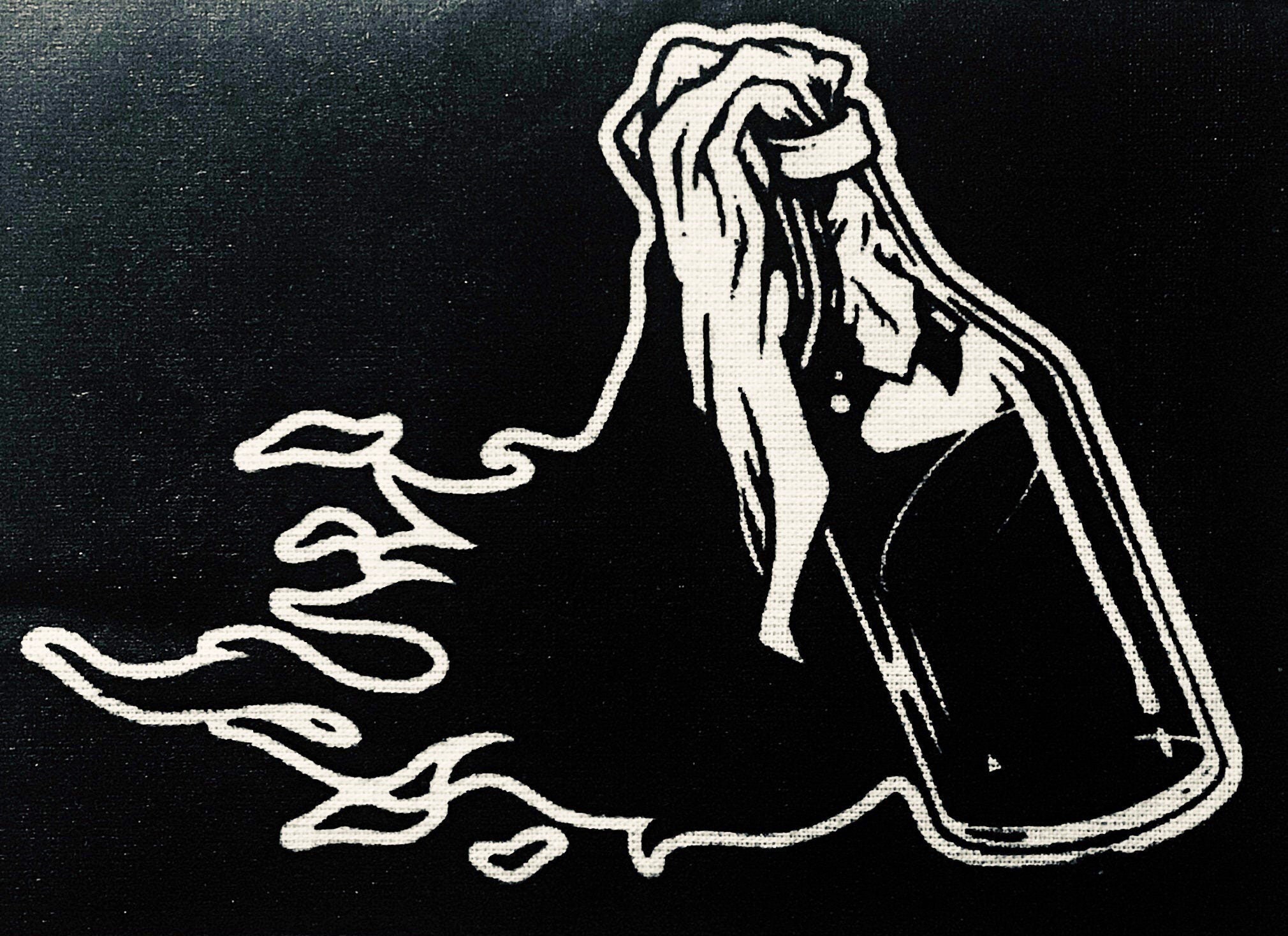 Molotov Cocktail Drawing