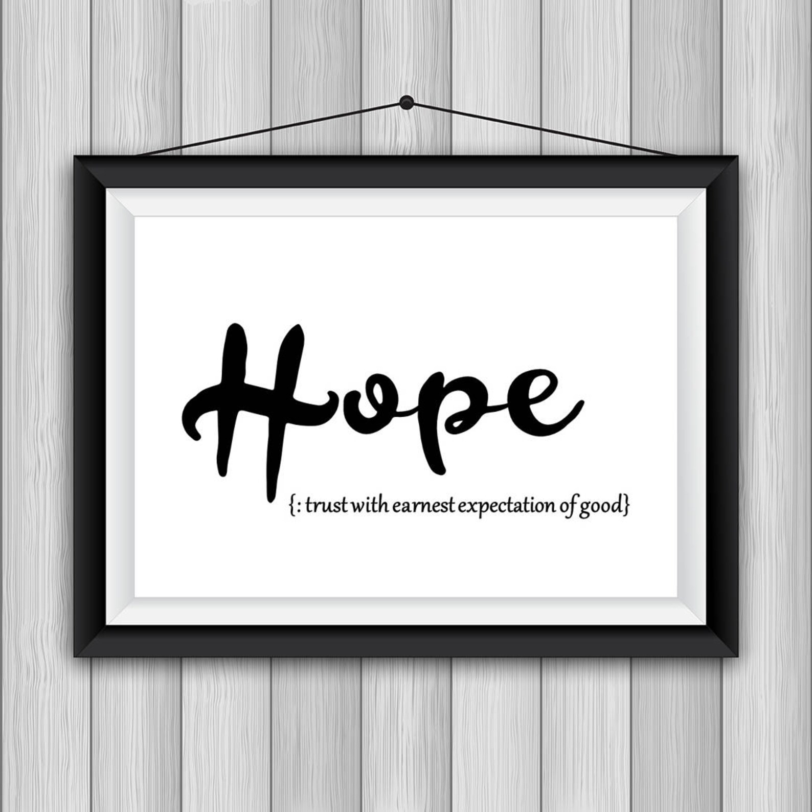Definition Hope Printable Poster 8x10 - Etsy