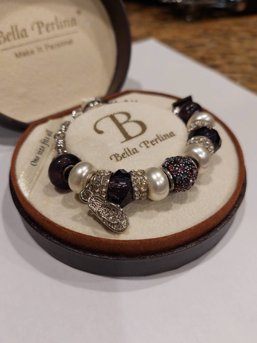Bella Perlina Charm Bracelet - Etsy