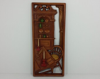 Colonial wall art | Etsy