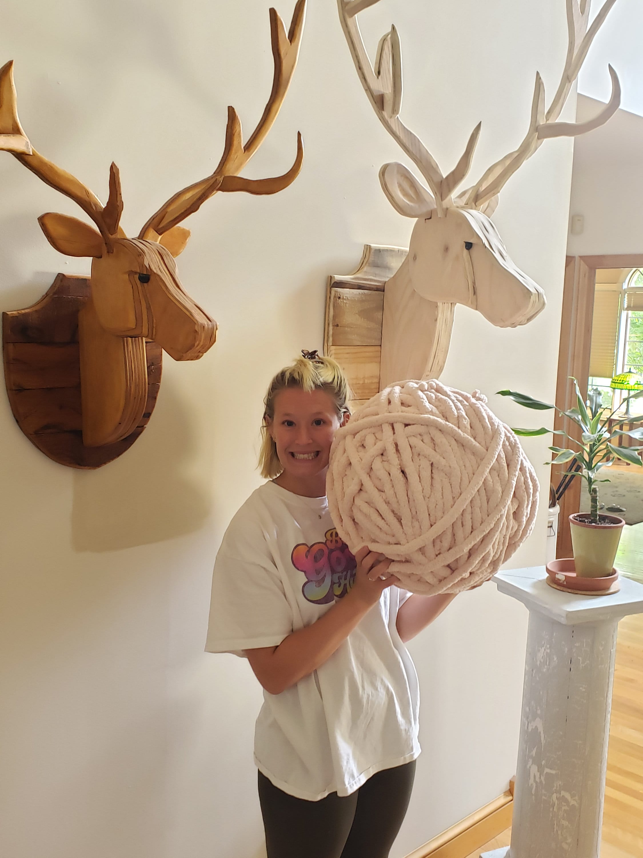 Deer/buck Head XL - Wall Mounted - Etsy