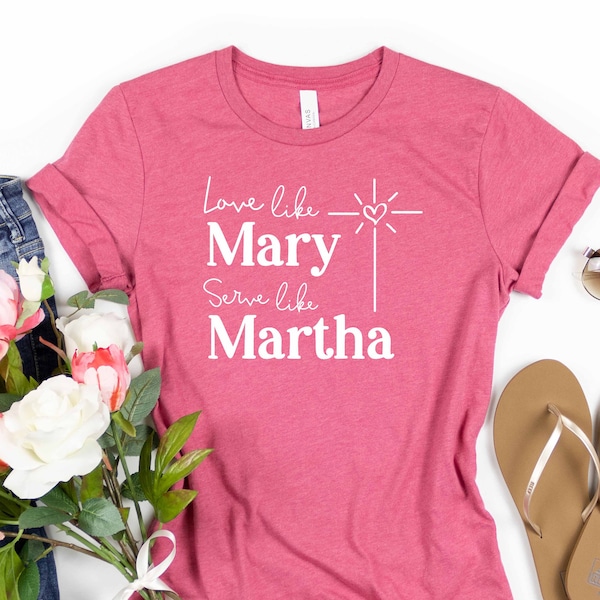 Love Like Mary Serve Like Martha Svg - Etsy Canada