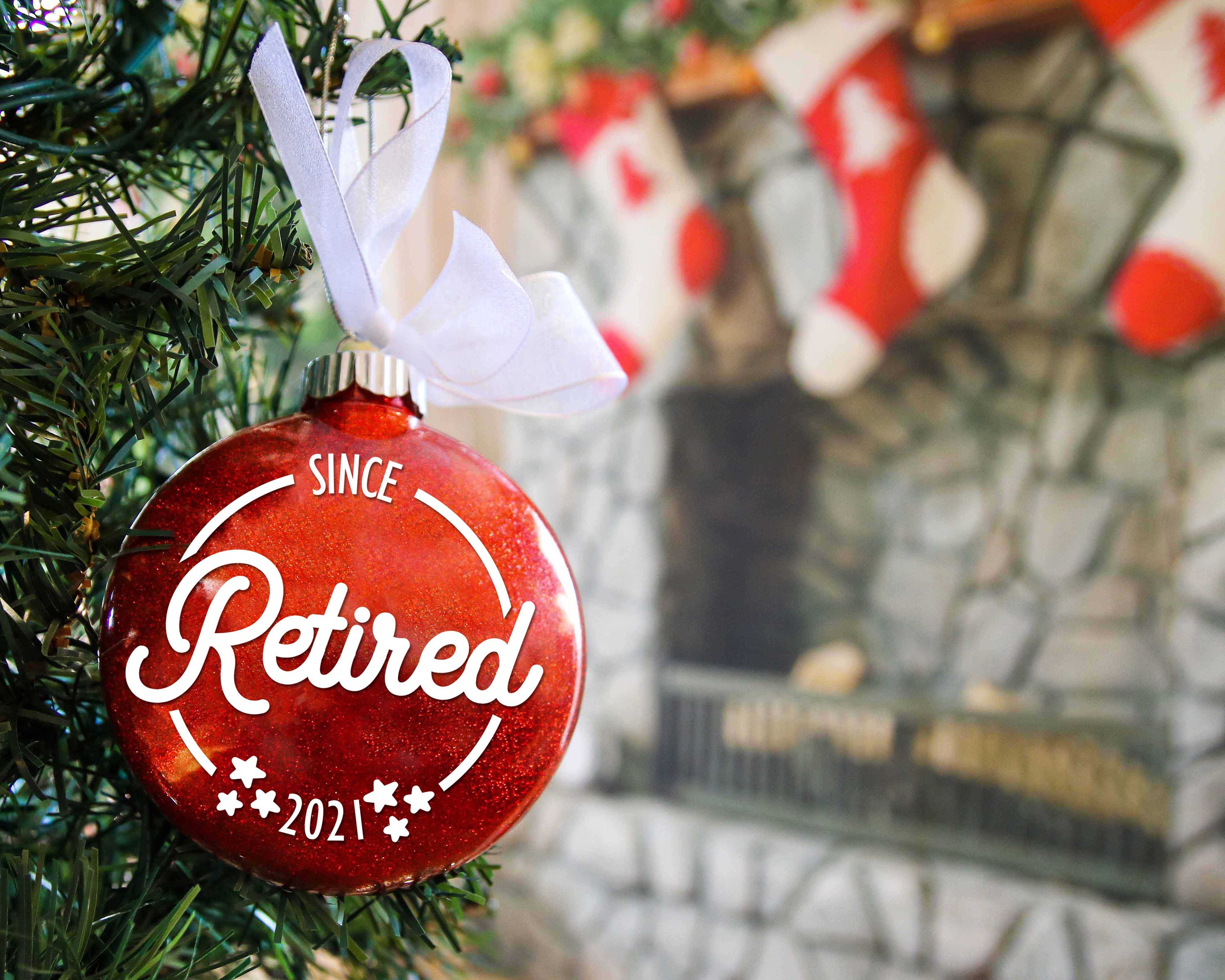 Retirement Christmas Ornament 2023 Personalized Retired Gift - Etsy
