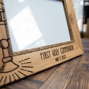 Personalized First Holy Communion Picture Frame - Engraved Catholic ...