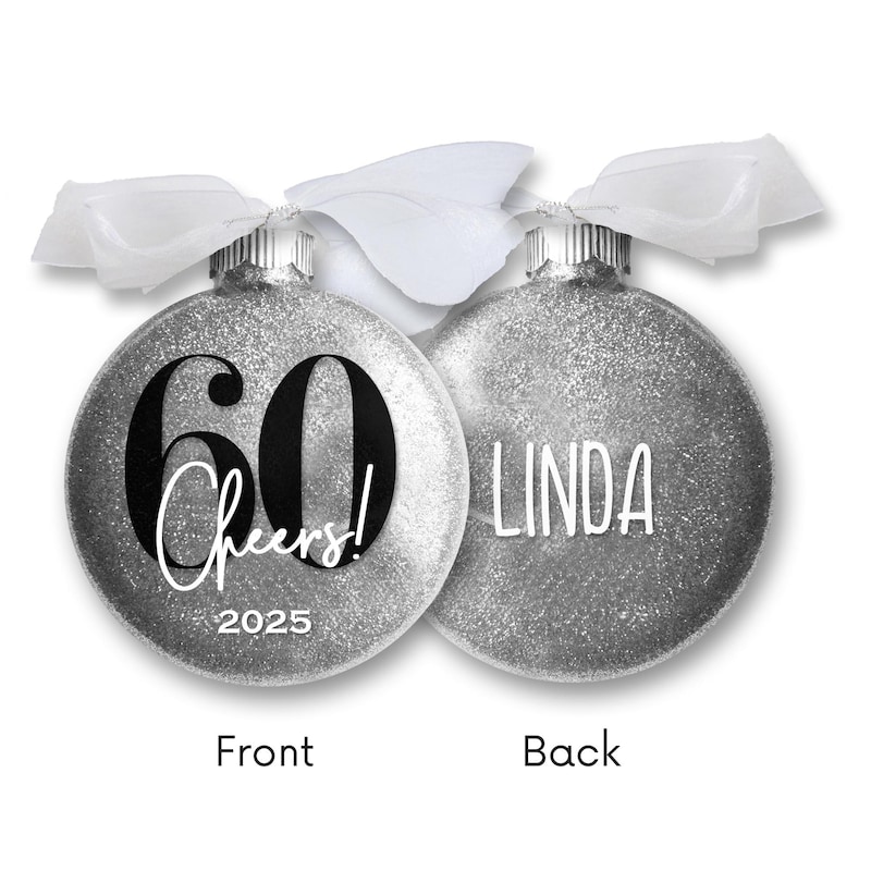 Birthday Ornament 60th - Etsy