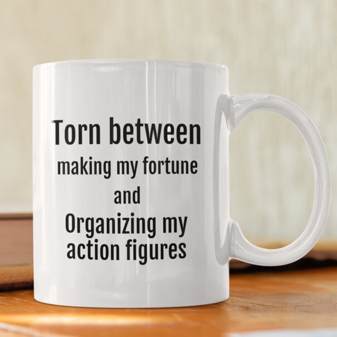 Funny Entrepreneur Mug, Action Figure Collector Gift - Etsy