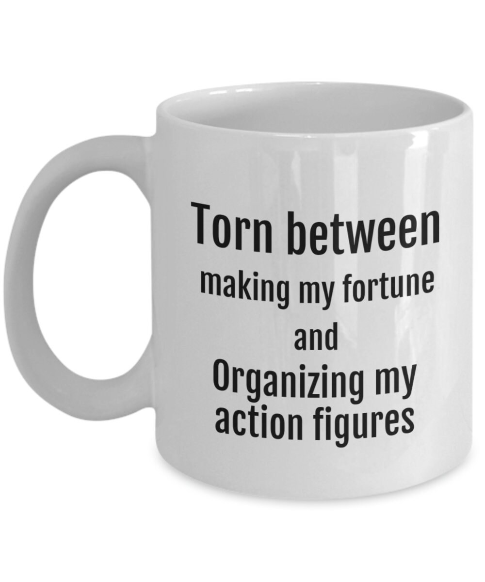 Funny Entrepreneur Mug, Action Figure Collector Gift - Etsy