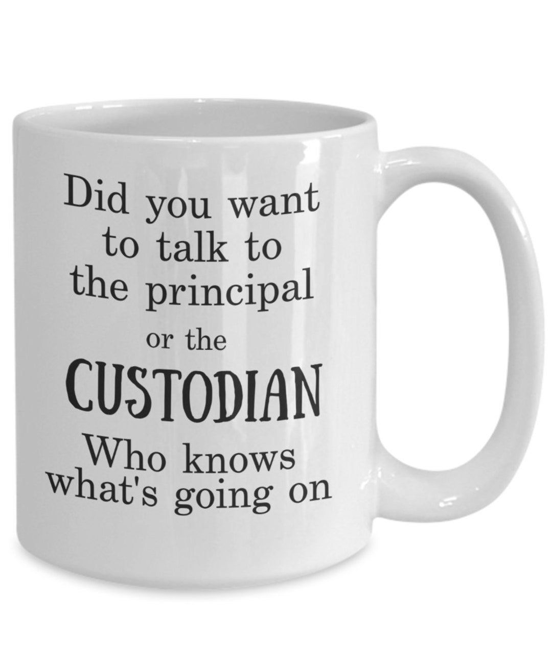 Custodian Gift Ideas, Gift for Custodian, School Janitor Gift, School ...
