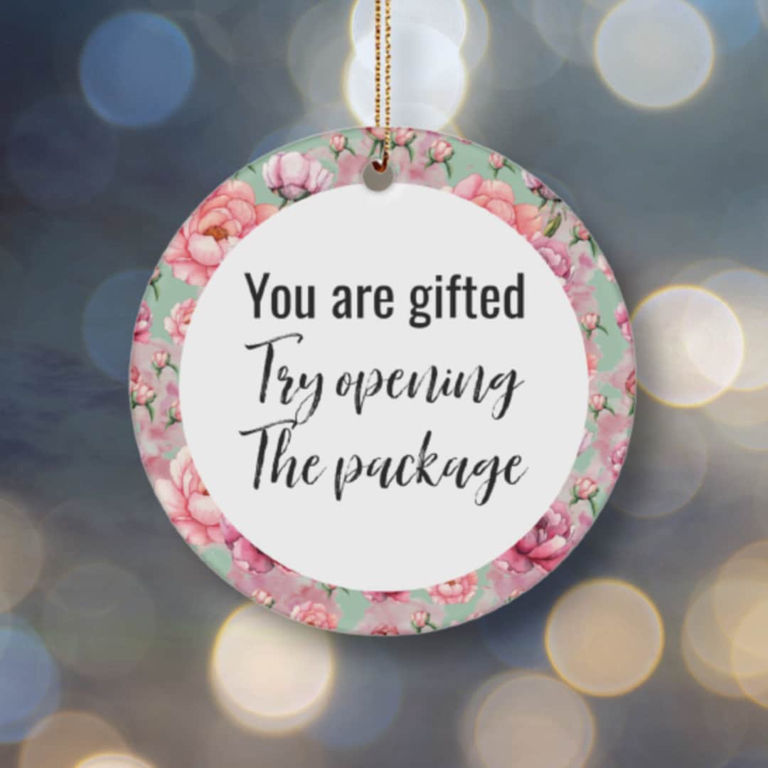 Emotional Support Gift Ideas, Mental Health Ornament, Gift From ...