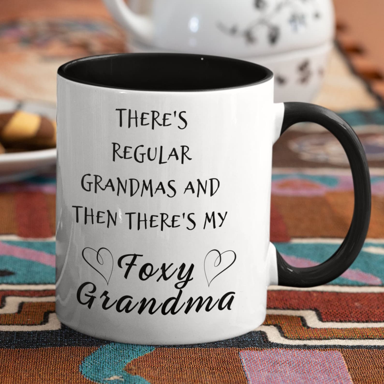 Foxy Grandma Coffee Mug, Foxy Grandma Teacup, Foxy Grandma Gift ...
