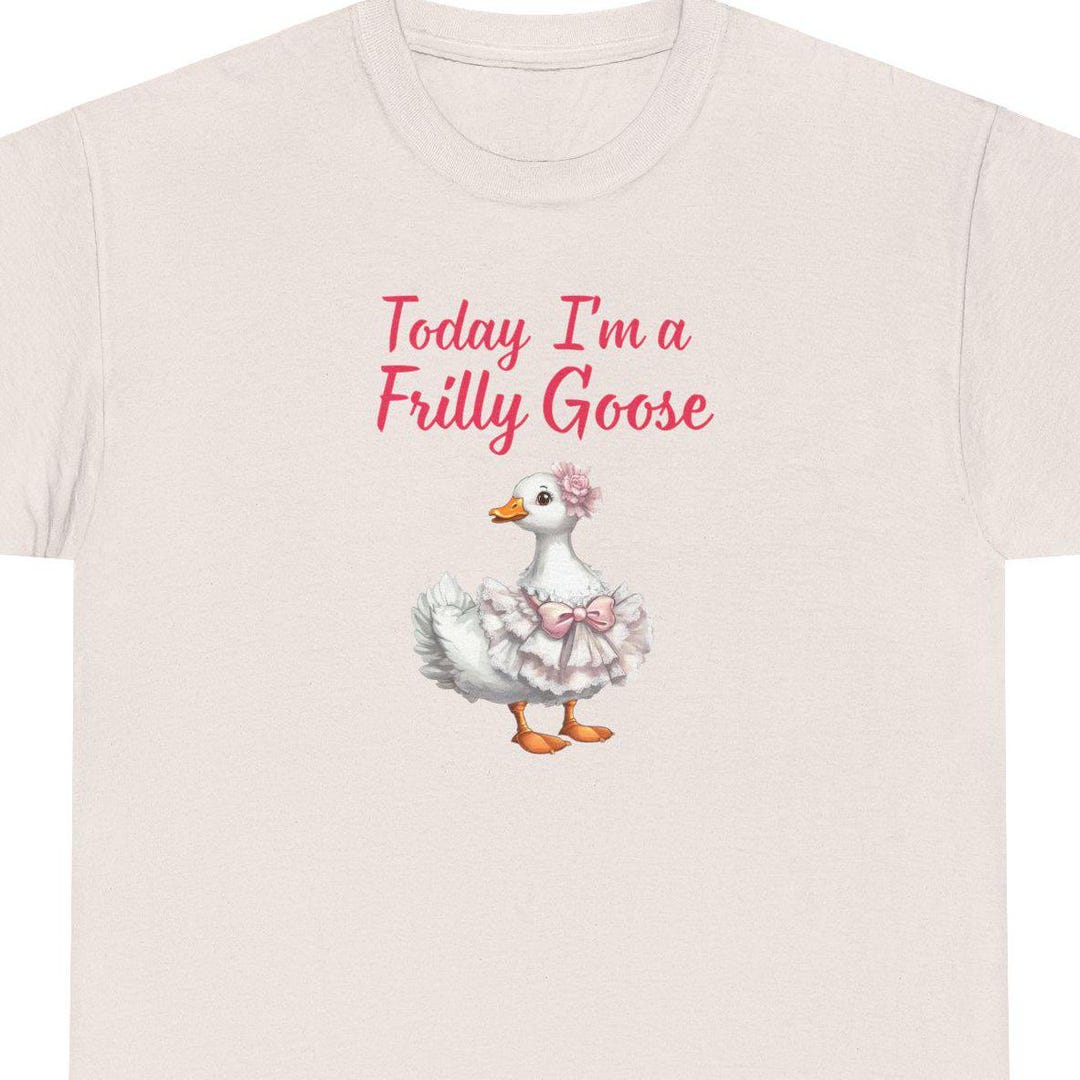 Funny Goose T-shirt, Frilly Goose Shirt, Goose Humor Tee, Gift for ...