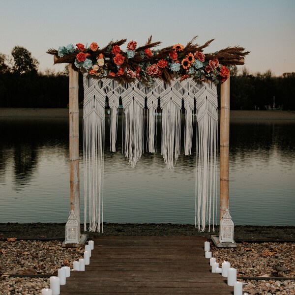 Macrame Photobooth Backdrop - Etsy