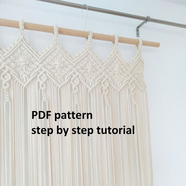 Macrame Valance - Etsy