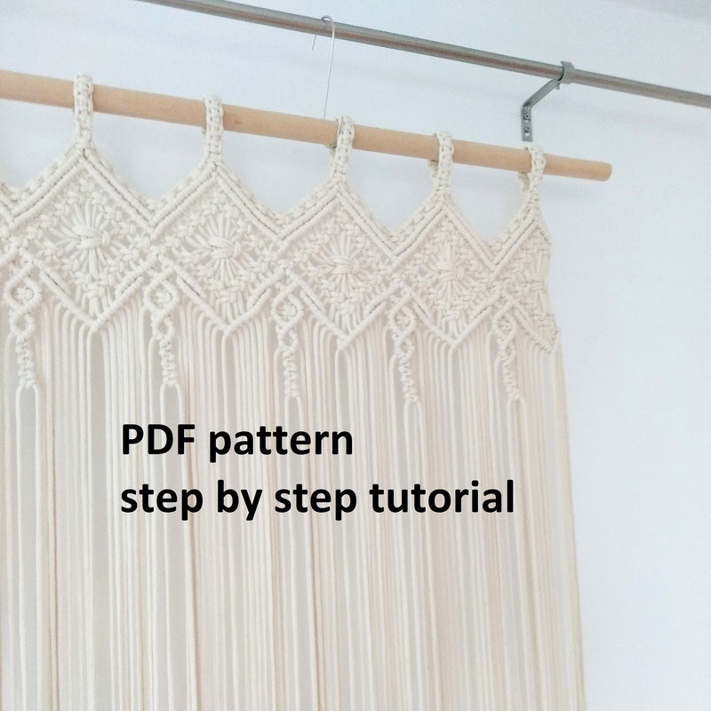 Macrame Valance for Window - Etsy