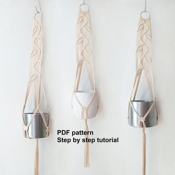 Macrame Pot Holder - Etsy